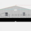 28x40 Side Entry Steel Garage - Buy Prefabricated Building at a Great Price